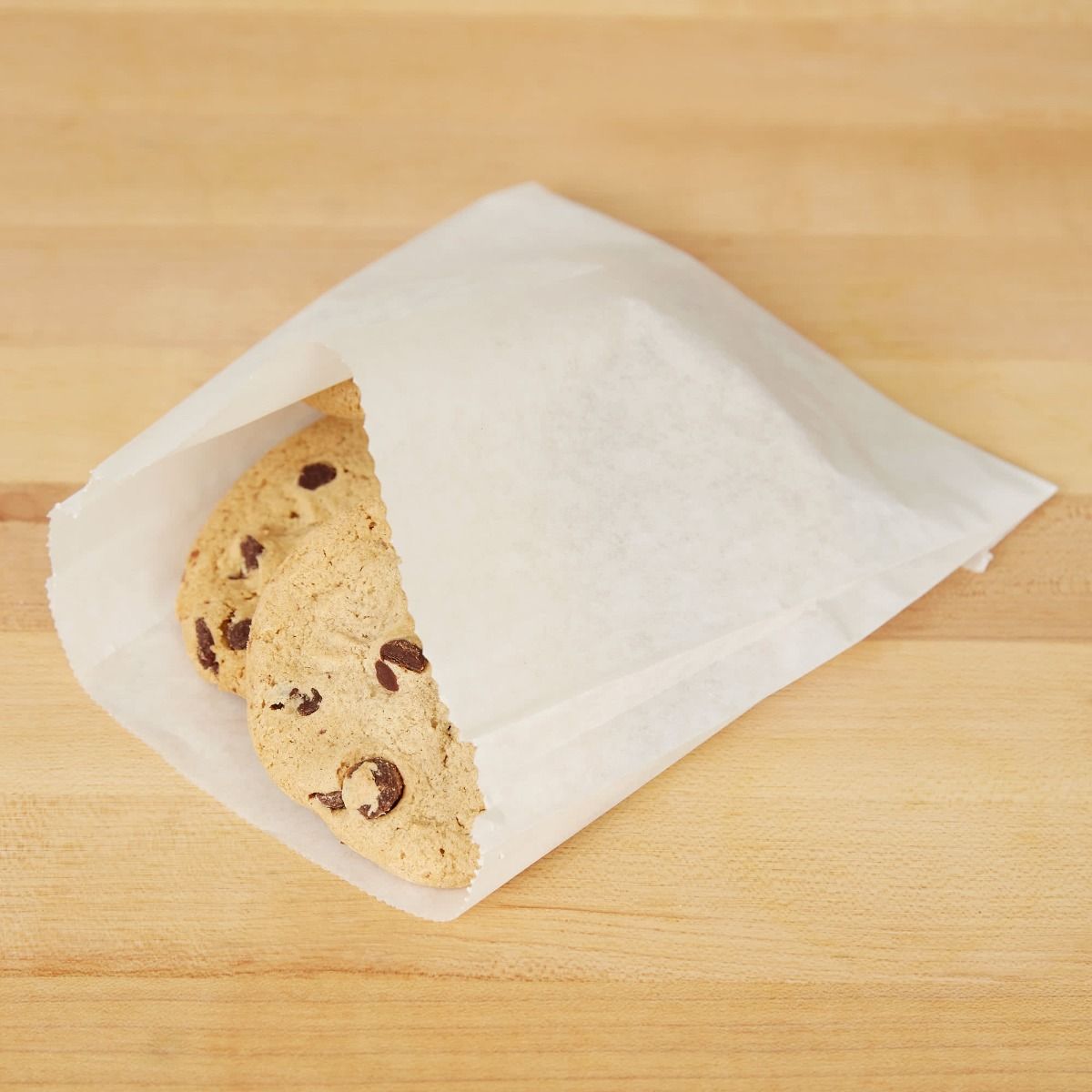 Square White Sulphite Paper Counter Bags | iKrafts