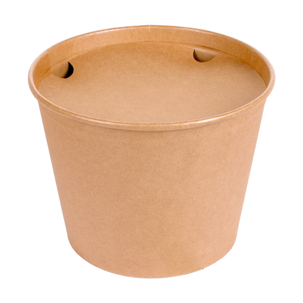 Kraft Brown Cardboard Chicken/Fast Food Buckets & Lids - Multiple Sizes ...