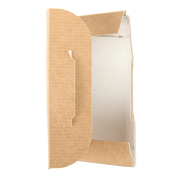 100 x Kraft Brown Tortilla Boxes With Window | iKrafts