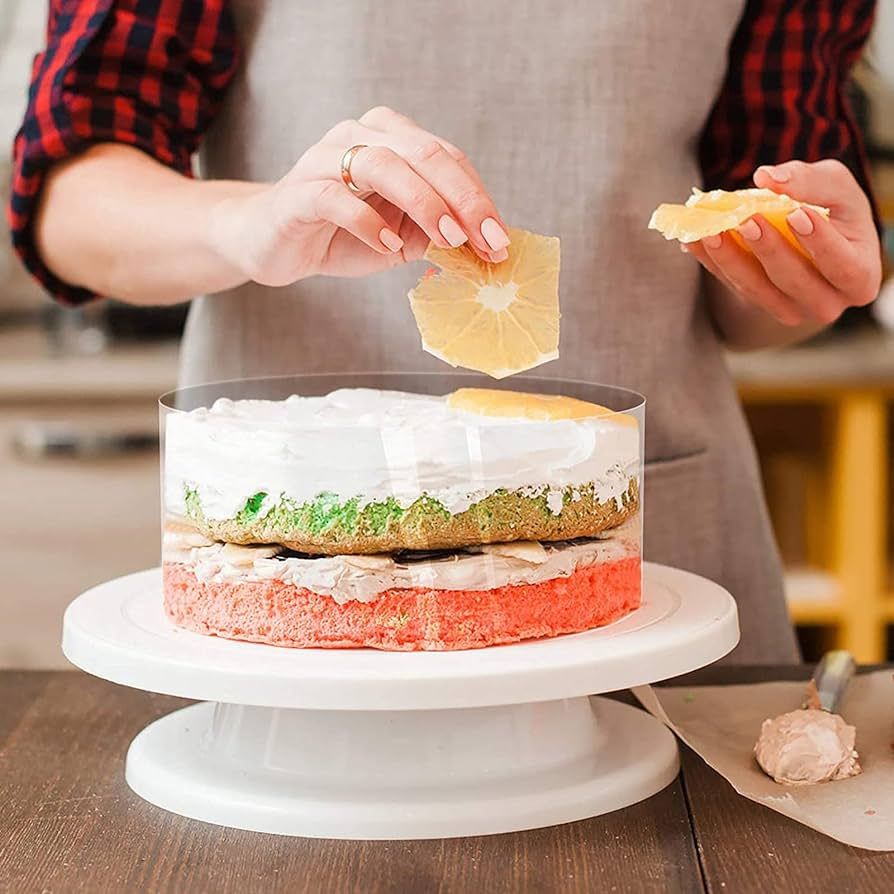 Clear Polypropylene Cake Collars for Mini Cakes - Multiple Sizes | iKrafts