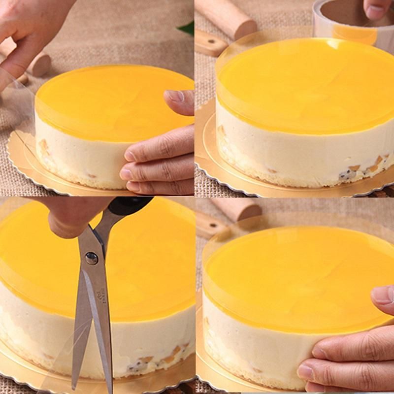 Clear Polypropylene Cake Collar for Large Cakes | iKrafts