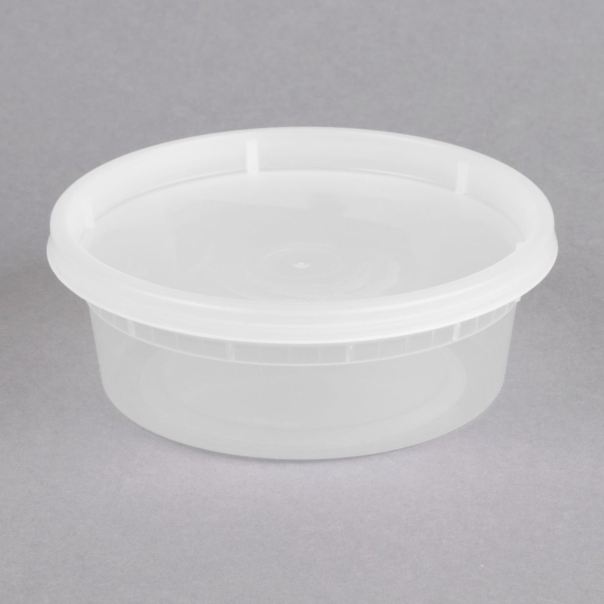 250 Microwavable Round Plastic Containers & Lids | iKrafts