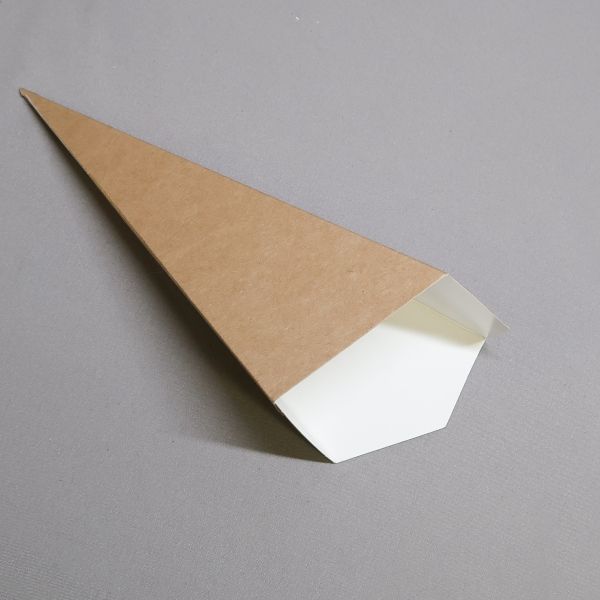 Small Kraft Card Cones - 500 | iKrafts