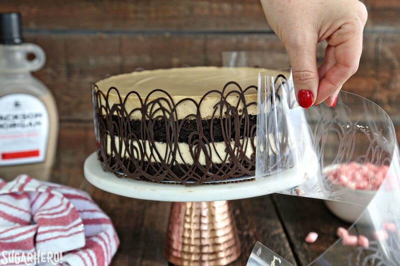 Clear Polypropylene Cake Collar for Large Cakes | iKrafts