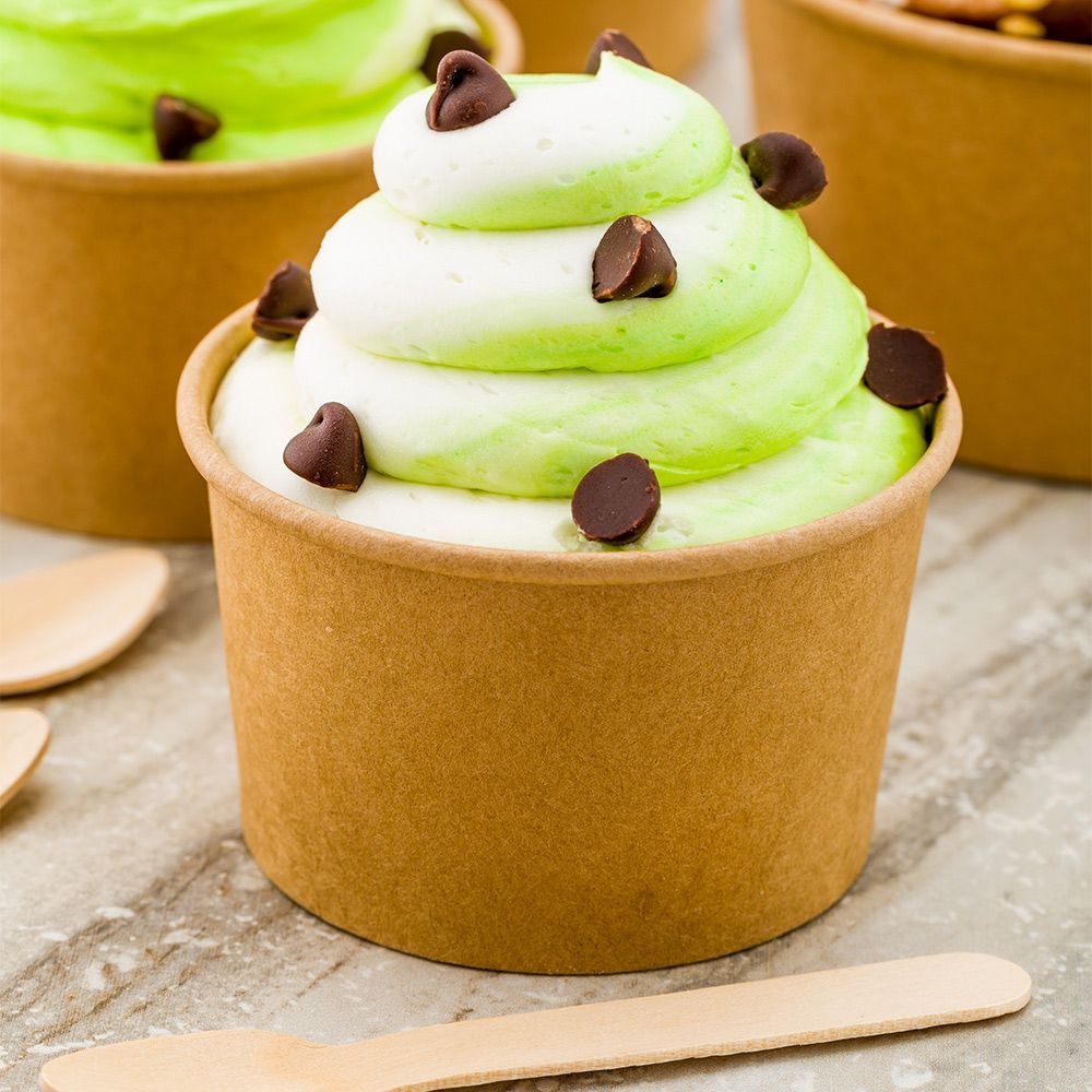 500 x 6oz Kraft Brown Paper Food Tubs With Card Lids Available | iKrafts